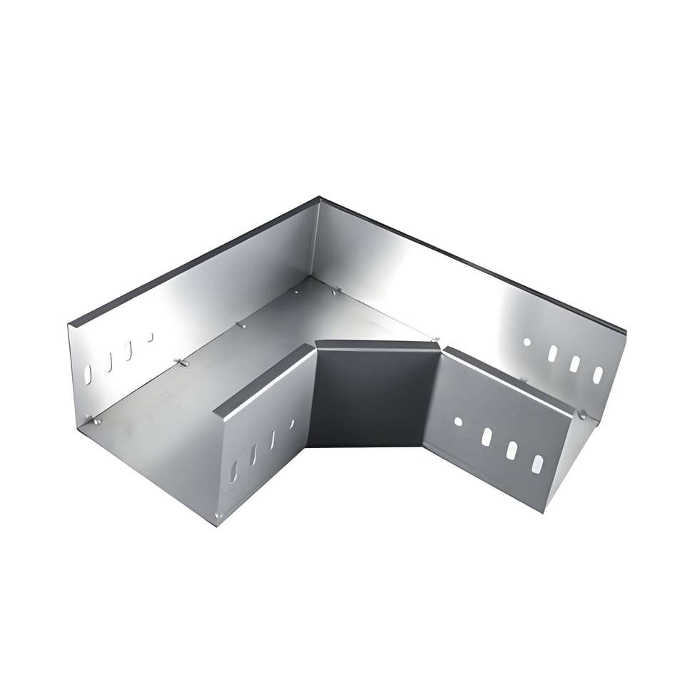 Steel Industrial Construction Cable Bridge Horizontal Elbow Ventilated ...