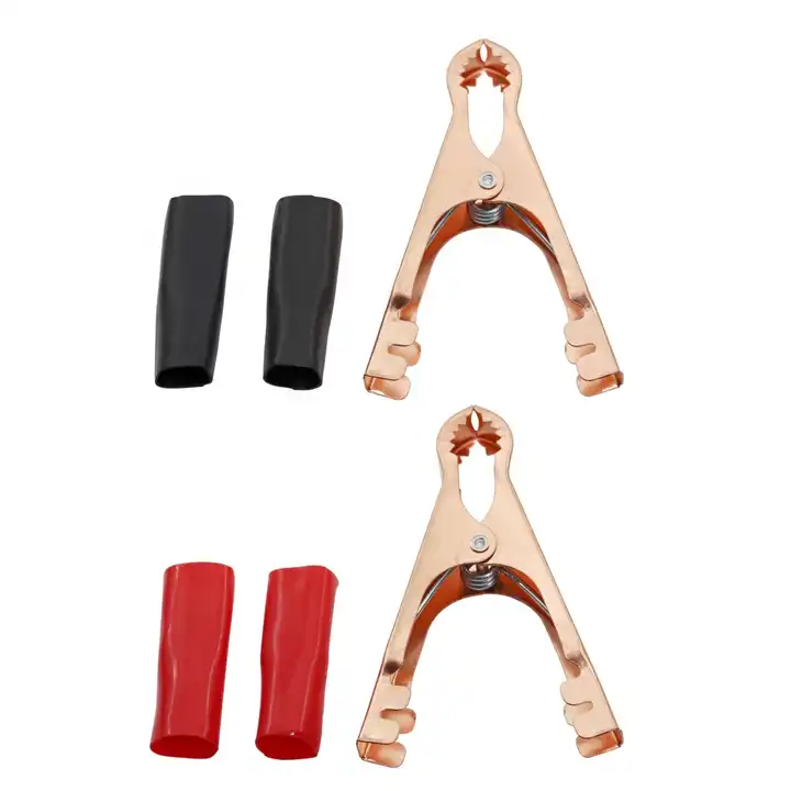 Metal Alligator Clips 30A 50A Electrical Battery Crocodile Clamp ...