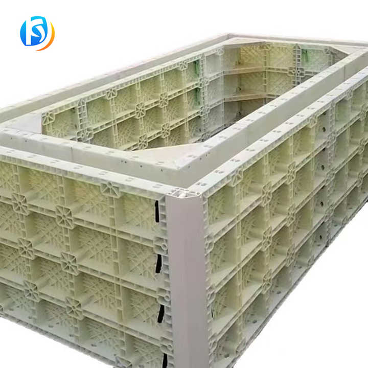 High Quality Recyclable Reinforced Plastic Square Column Mold for ...