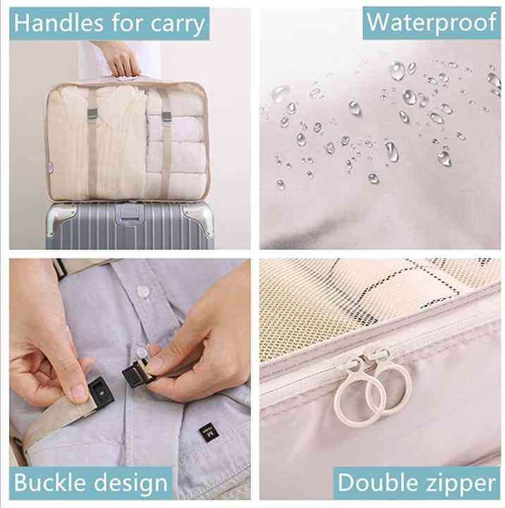 Travel Luggage Organizer - Packing Cubes Set Wholesale