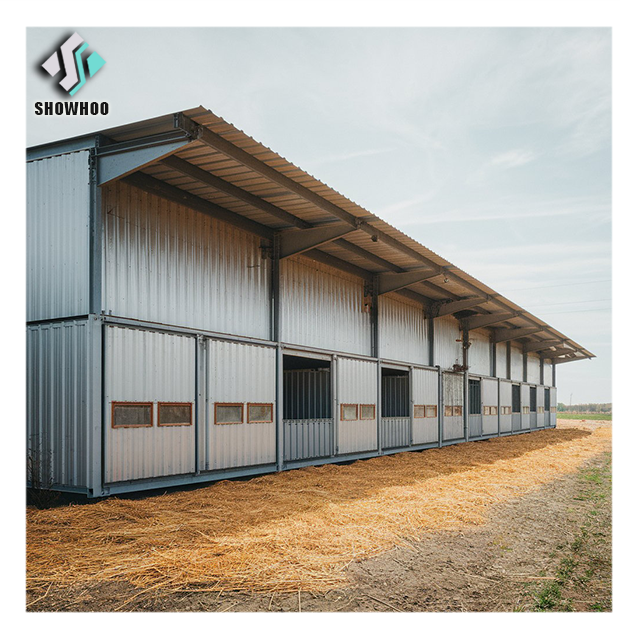 Modern Farm-Style Sheep House Prefabricated Steel Structure Animal ...