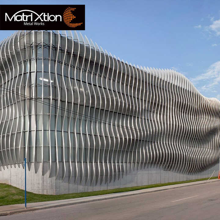 Blade Aluminum Wall Facade Aluminum Cladding Design Wall Facade ...