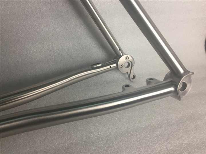 Outstanding Titanium 26er MTB Bike Frame with External Cable Routing ...