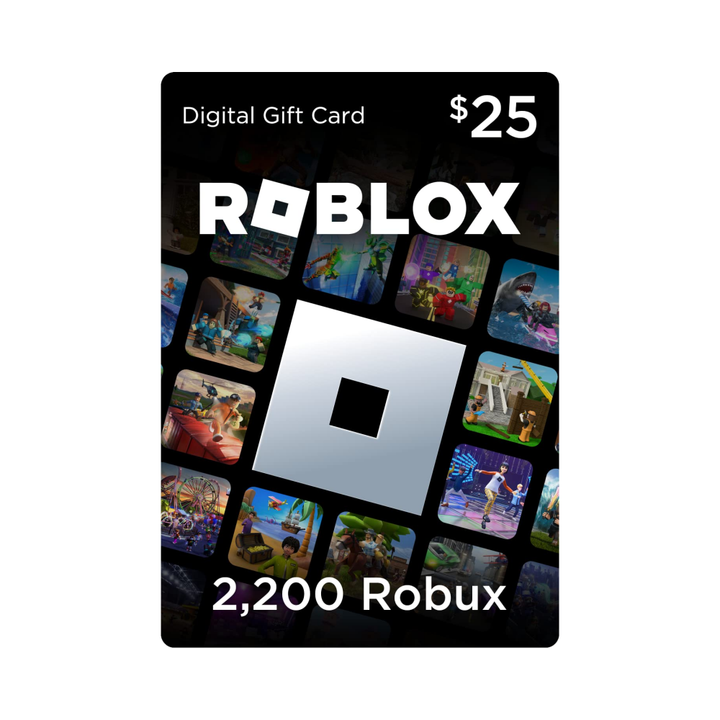 Roblox 100/200/400/800/1500/2500 Tarjeta de regalo digital Robux Código ...