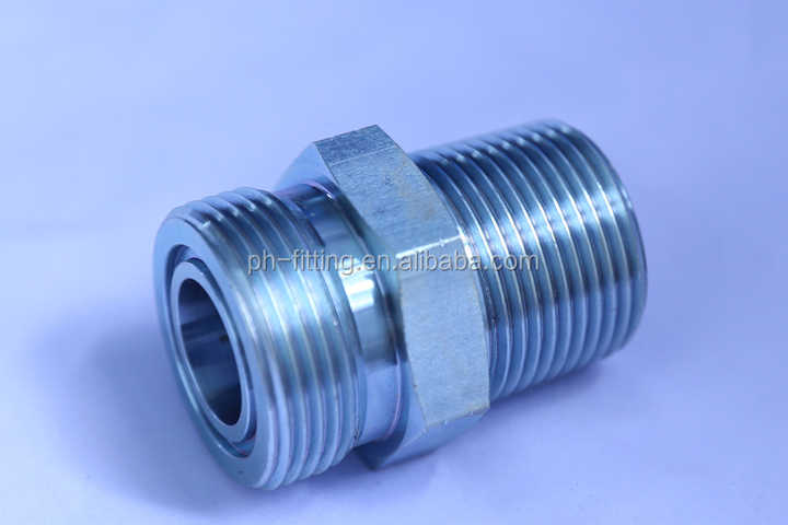 Forged Zinc Plated Carbon Steel Hydraulic Adapter 1BT Model Male ...
