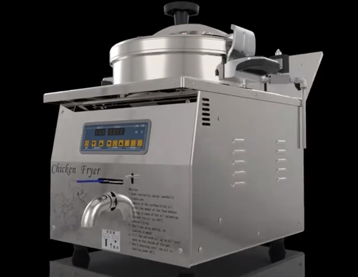 High Efficiency Broasted Chicken Machine - 16L Capacity