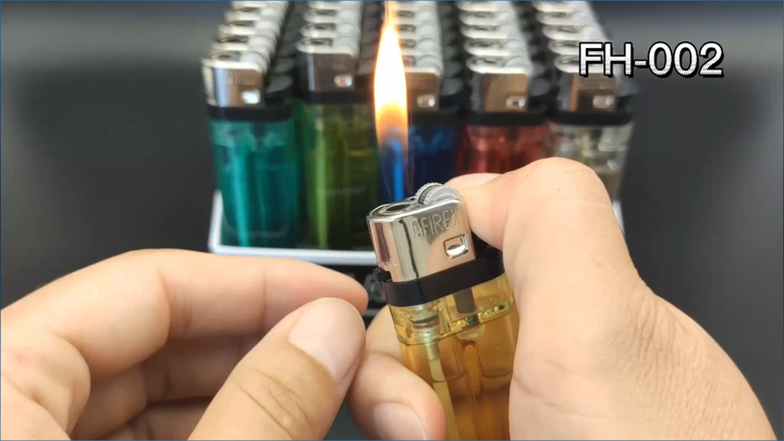 Affordable Transparent Flint Lighter - Perfect Gift