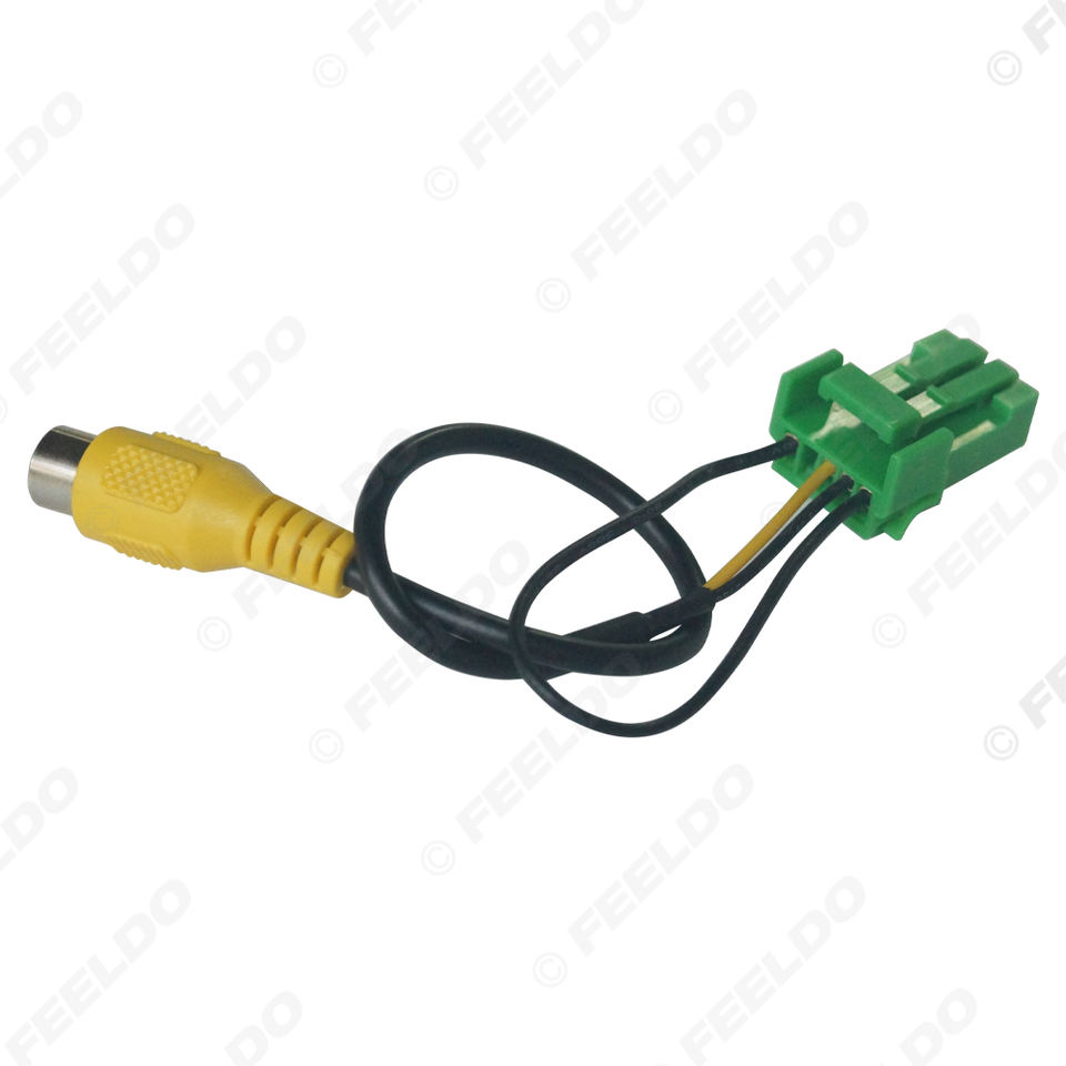 Car Parking Reverse Wire Adapter 10Pin Male Car Camera Video Plug RCA ...