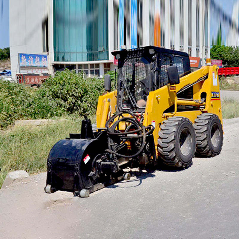 Hydraulic Drive Mini Skid Steer Loader XT760 80L Fuel Tank 12-16.5 Tire ...