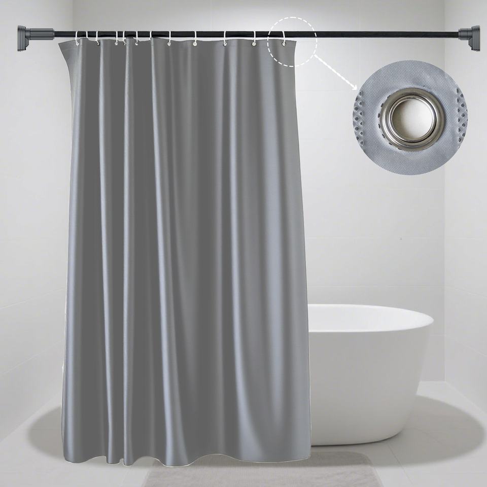 Cross-border Solid Color PEVA Thickened Magnetic Waterproof Mildew ...
