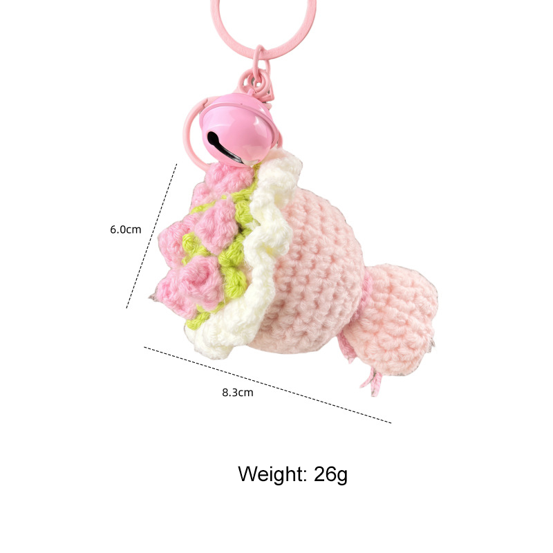 Handmade Crochet Keychains - Customizable and Cute