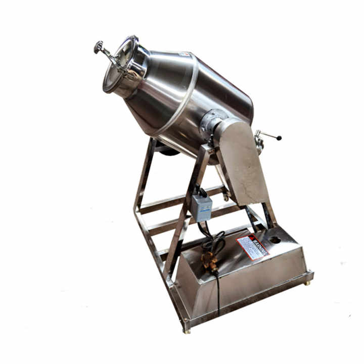 Stainless Steel Food Drum Mixer - 50KG to 100KG Capacity