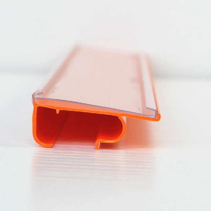 Clear Plastic Shelf Edge Label Holders Strip Price Shelf Talker for ...