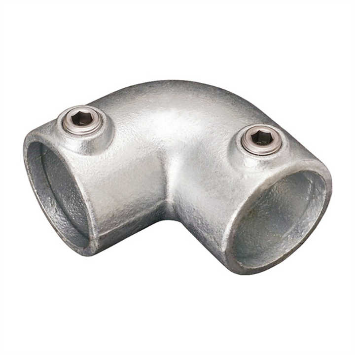 26.9mm 33.4mm 42.4mm 48.3mm Pipe Round Clamp Galvanized Malleable Iron ...