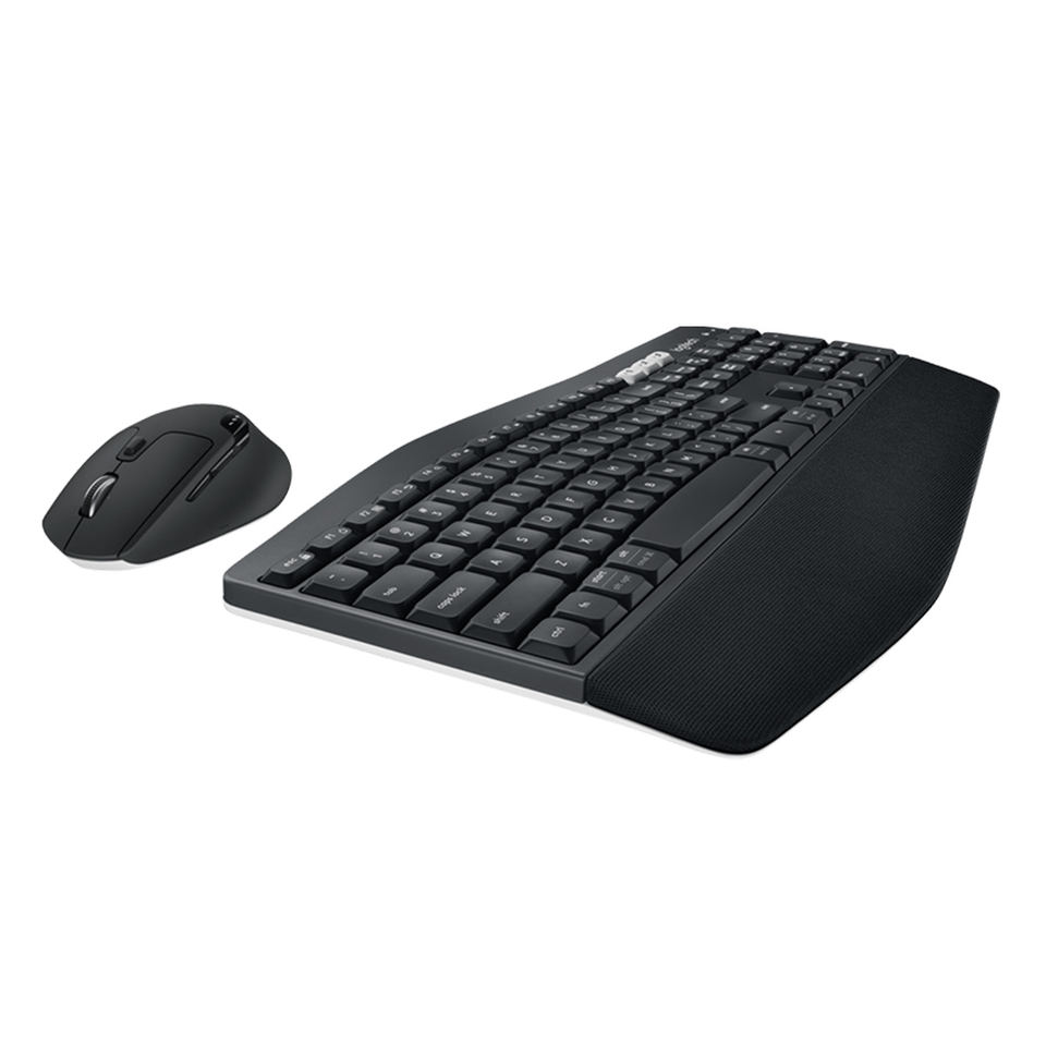 Logitech MK850 LED Backlit Ergonomic Wireless Keyboard and Mouse Combo ...