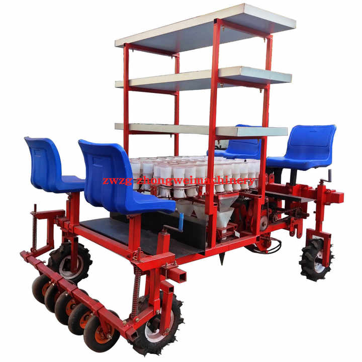 12 Rows Tractor Onion Seedling Transplanter - Durable & Efficient