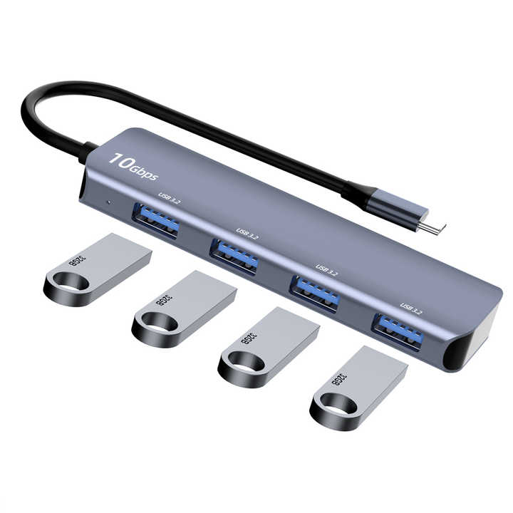 12-Year Factory CE ROHS Certified 10Gbps USB 3.1 Gen2 HUB 4-Port USB-C ...