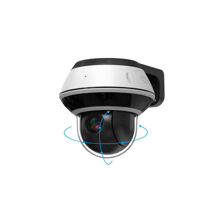 4K 8MP Mini PTZ Dome POE IP Security Camera 5X Optical Zoom Night ...