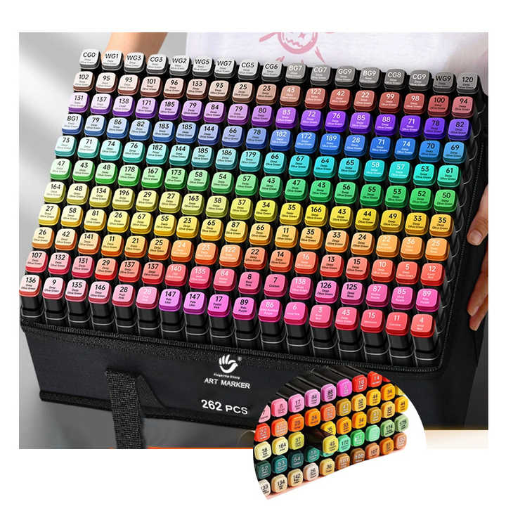 Factory New Design 80 100 120 Colors Dual Tips Alcohol Based Ink ...