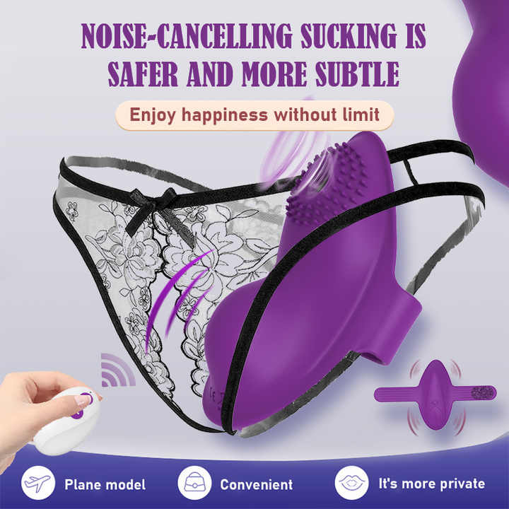 Sacknove 2 in 1 Wearable Clit Sucker - Remote Control Vibrating Egg