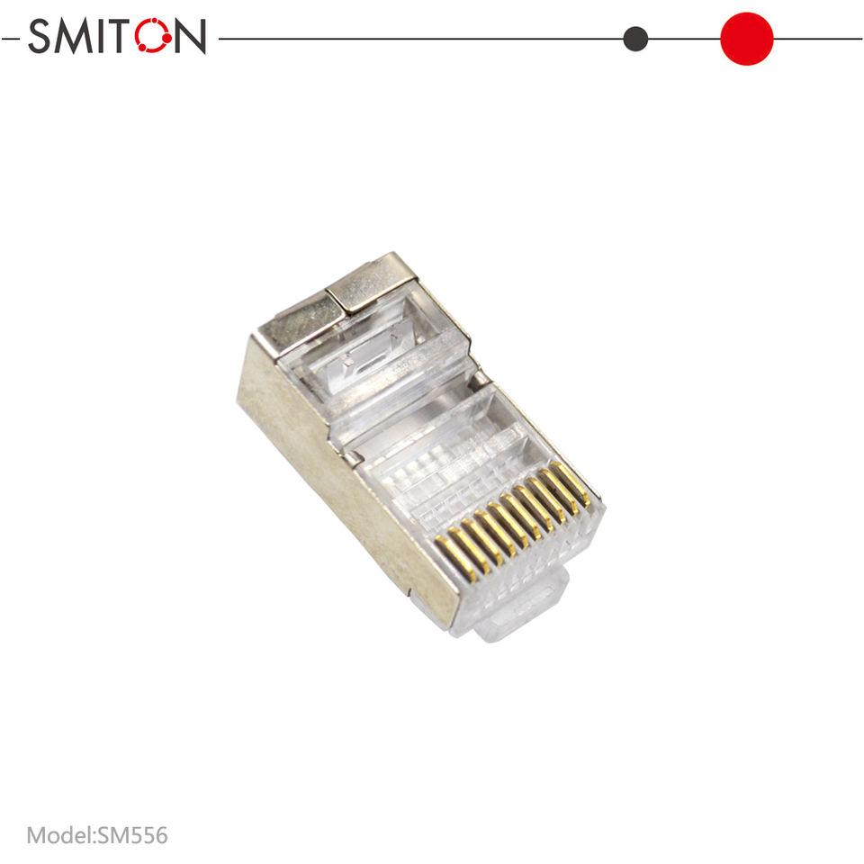 RJ50 Shielded Plug 10P10C - Gold Plated Modular Connector