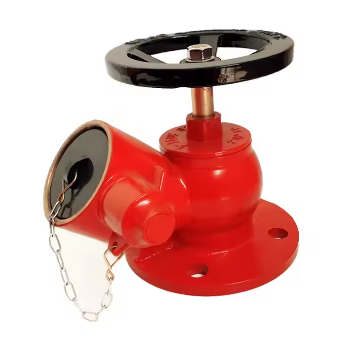 Brass Oblique Type Flange Fire Hydrant Landing Valve Hydrant Pressure ...