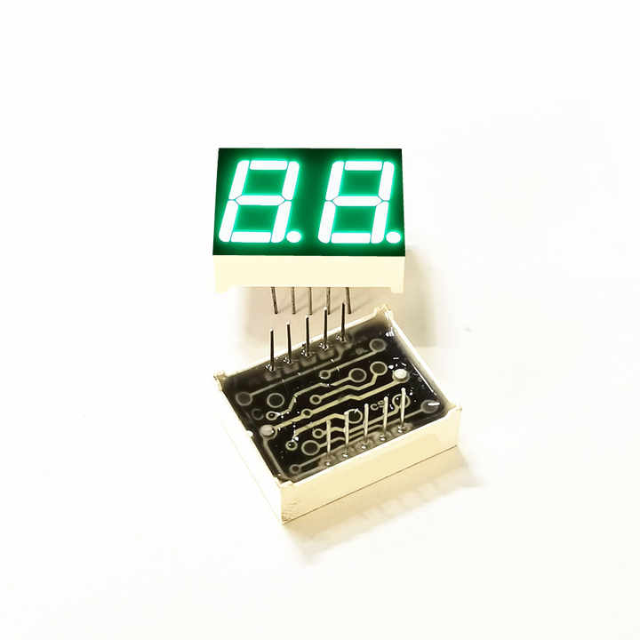 Jstronic Double Digits 7 Segment Display 10 Pin 0.56" Inch Fnd 2 Digit ...