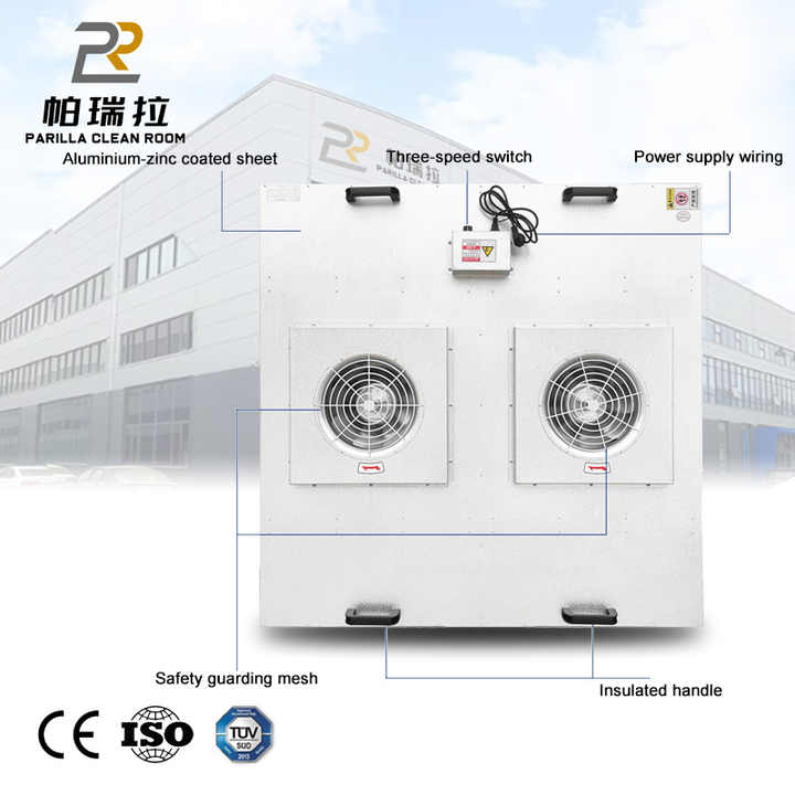 CE Certified Global Shipping New FFU 1175x1175 4x4 Fan Filter Unit HEPA ...