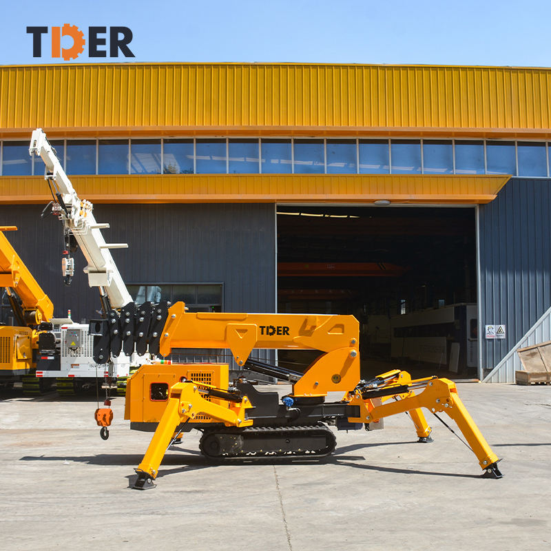TDER Spider Crane 3 Ton Mini Spider Crane 11m Spider Crawler Crane with Remote Control| Alibaba.com