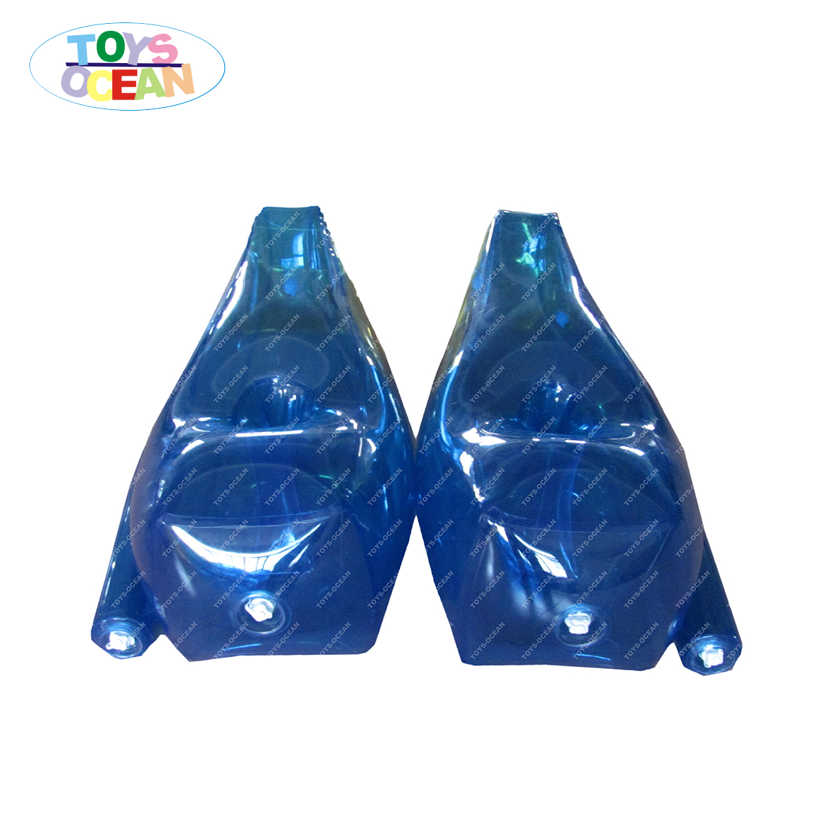 Inflatable Water Walking Shoes - 0.9mm PVC, 500kg Max Capacity