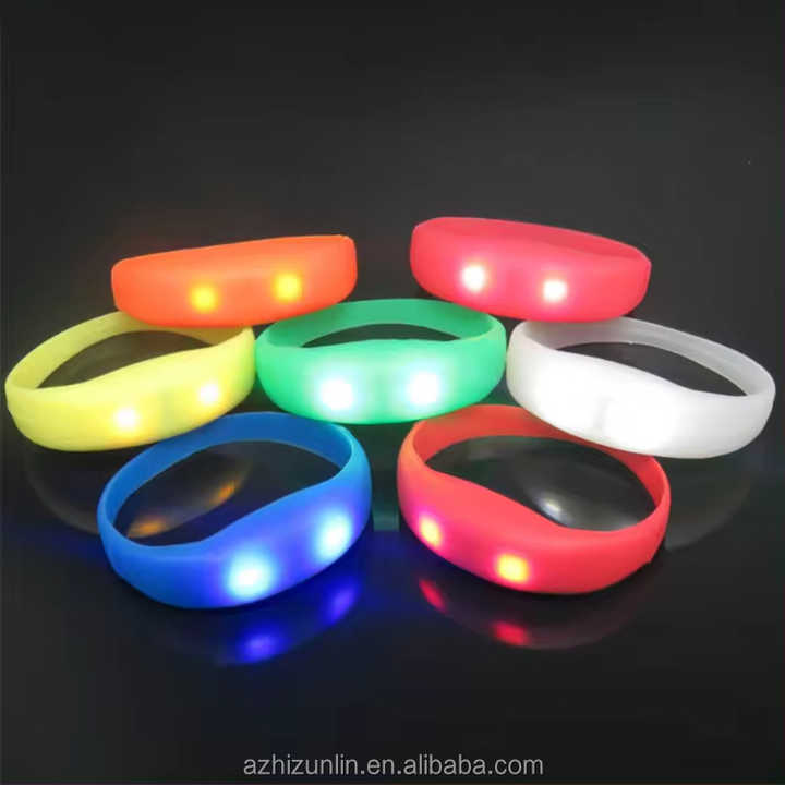 Wholesale Party Music Bracelets - Sound Activated LED Lights