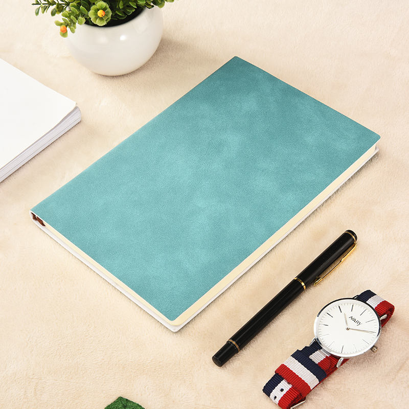 Customizable Logo & Page Count A5 Leather Hardcover Notebook Waterproof ...