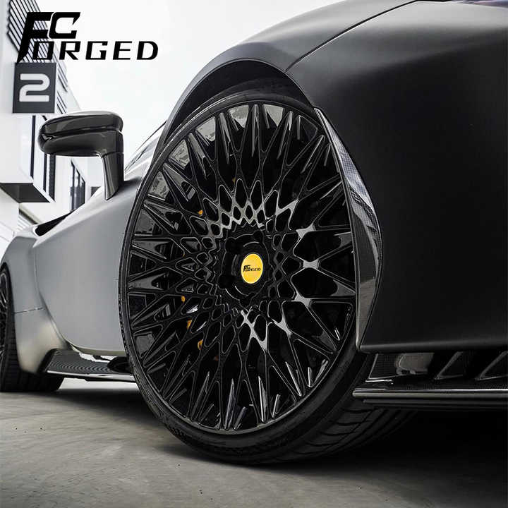Wheels 5x114.3 Black Finish 18 19 20 21 23 24 Inch Forged