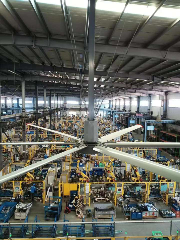 HVLS Industrial Ceiling Fan | 24ft 7.3m | PMSM Permanent Magnet Motor ...