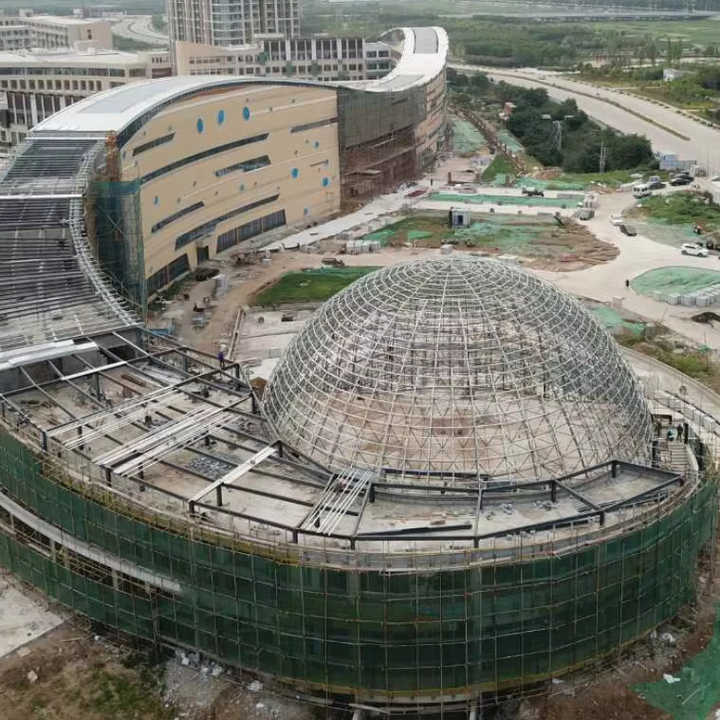Customized Modern School Half Dome Building - Steel Frame