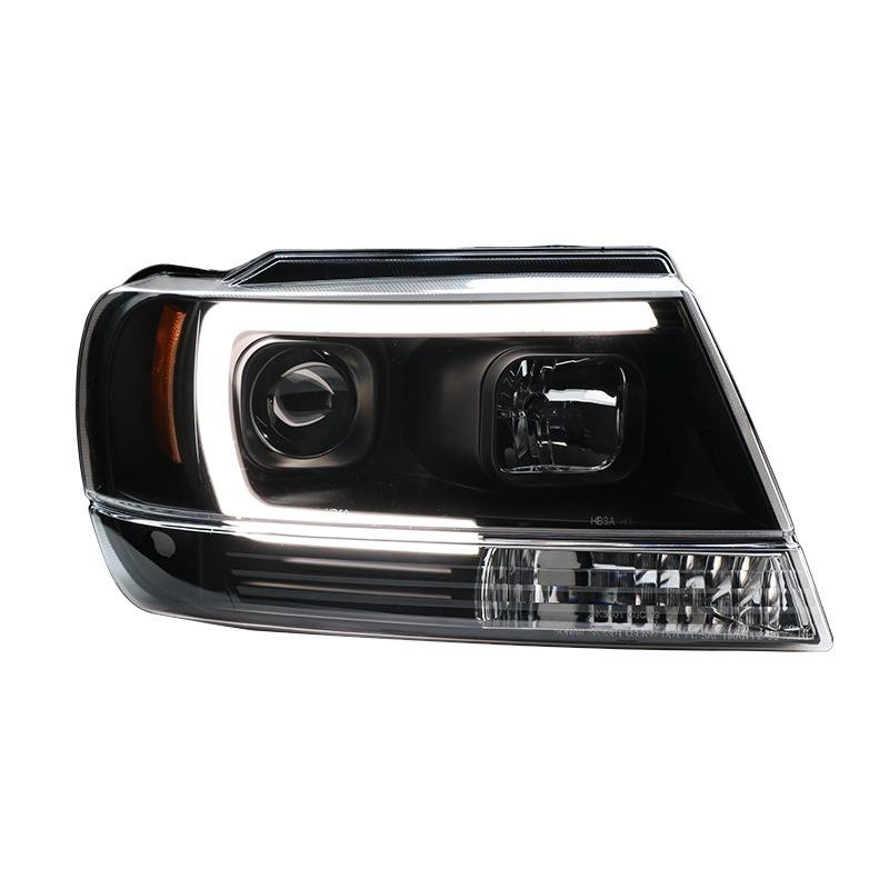 For JEEP Grand Cherokee V2 Upgraded Headlights 99-04 LED Daytime ...