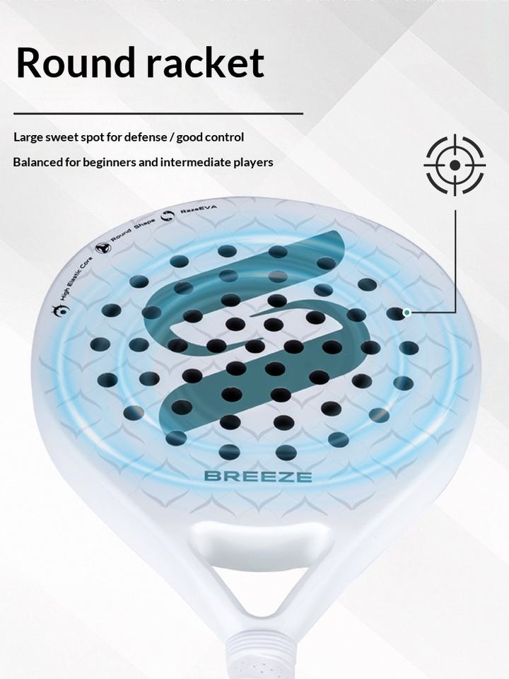 OEM Fiberglass Padel Racket EVA Core Easy Control Comfortable Feel ...