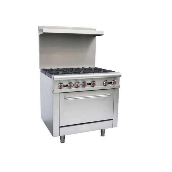 FEELART 6-Burner Oven - High Efficiency for Commercial Kitchens