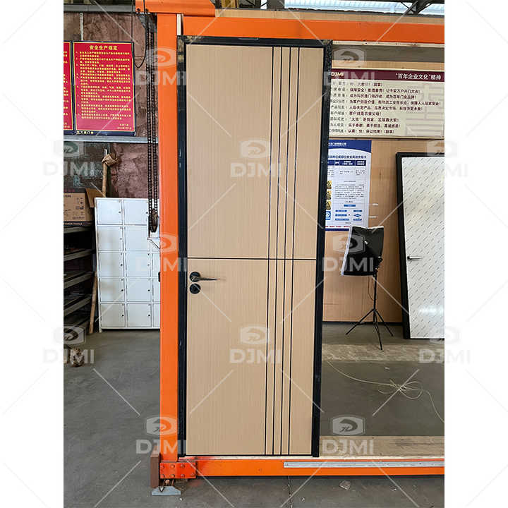 Solid Core Wood Door with Hollow Metal Frame - Customizable