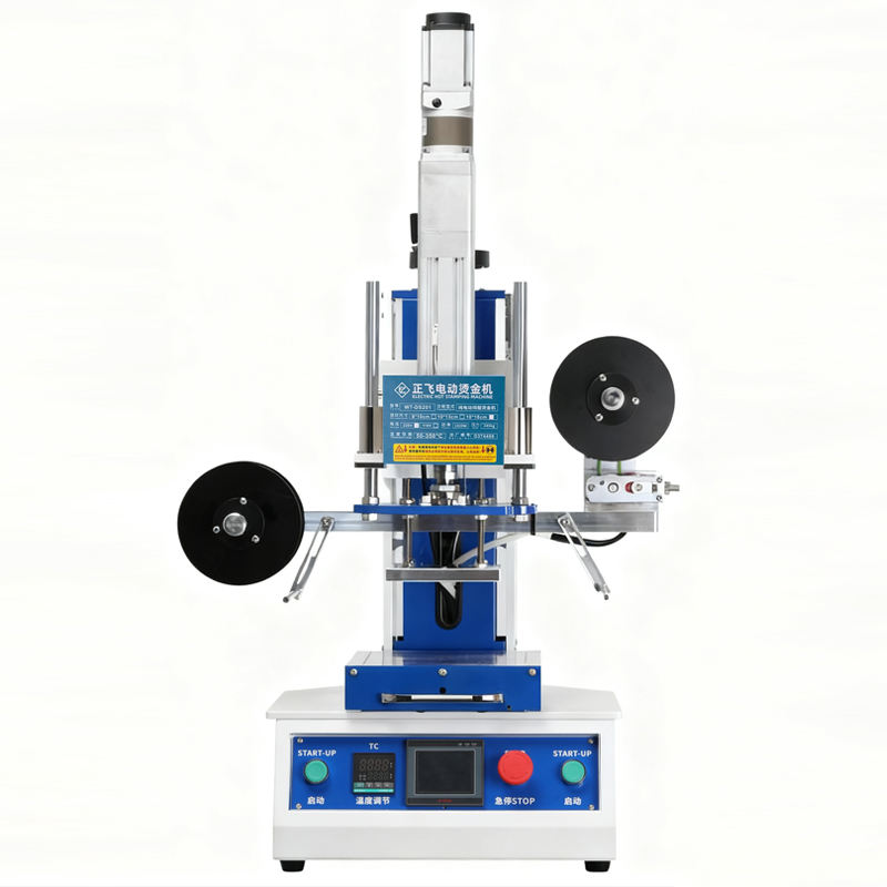 Hot Stamping Machine for Leather Pneumatic Large AreaHot Foil Stamping ...