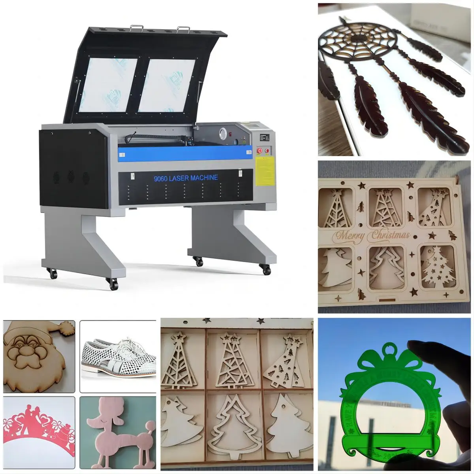 Small Business Co2 Laser Machine Mini Laser Engraver Bamboo Wood ...