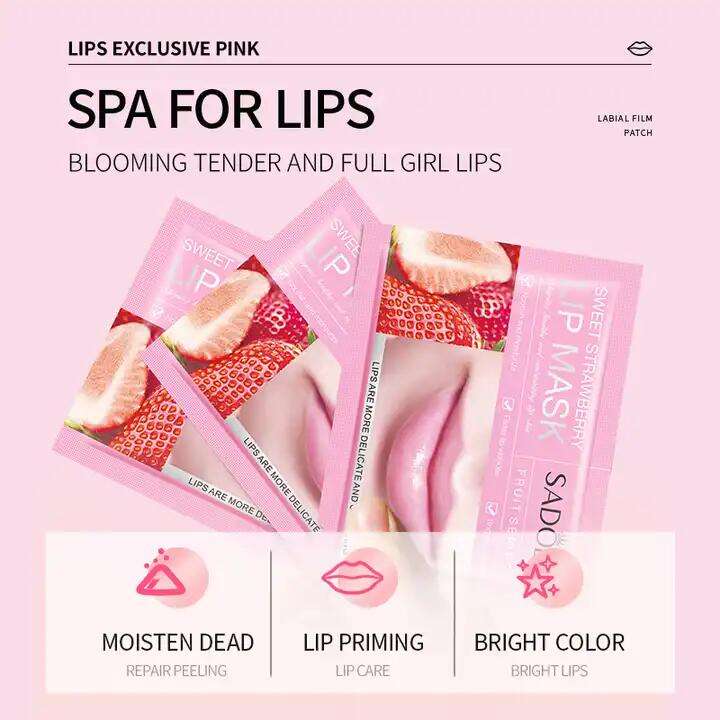 SADOER Collagen Lip Mask - Moisturizing Organic Fruit Blend