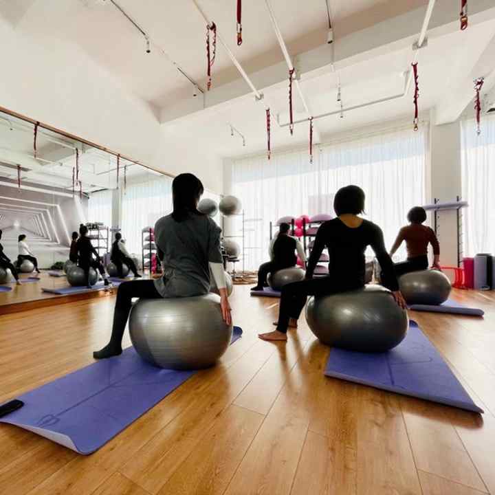 Gym Fitness Yoga Ball Yoga 65cm Pvc Bender Ball Mini Exercise Pilates ...
