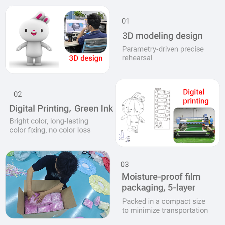 Custom-made Cartoon Character Costumes - Inflatable Fun