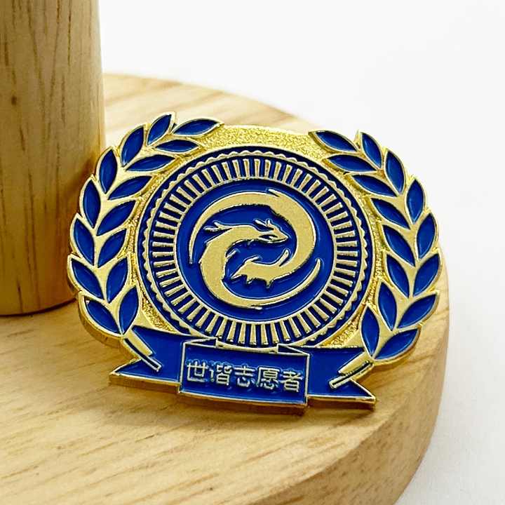 Factory Makes Metal Custom Enamel Volunteer Lapel Pins Outstanding ...