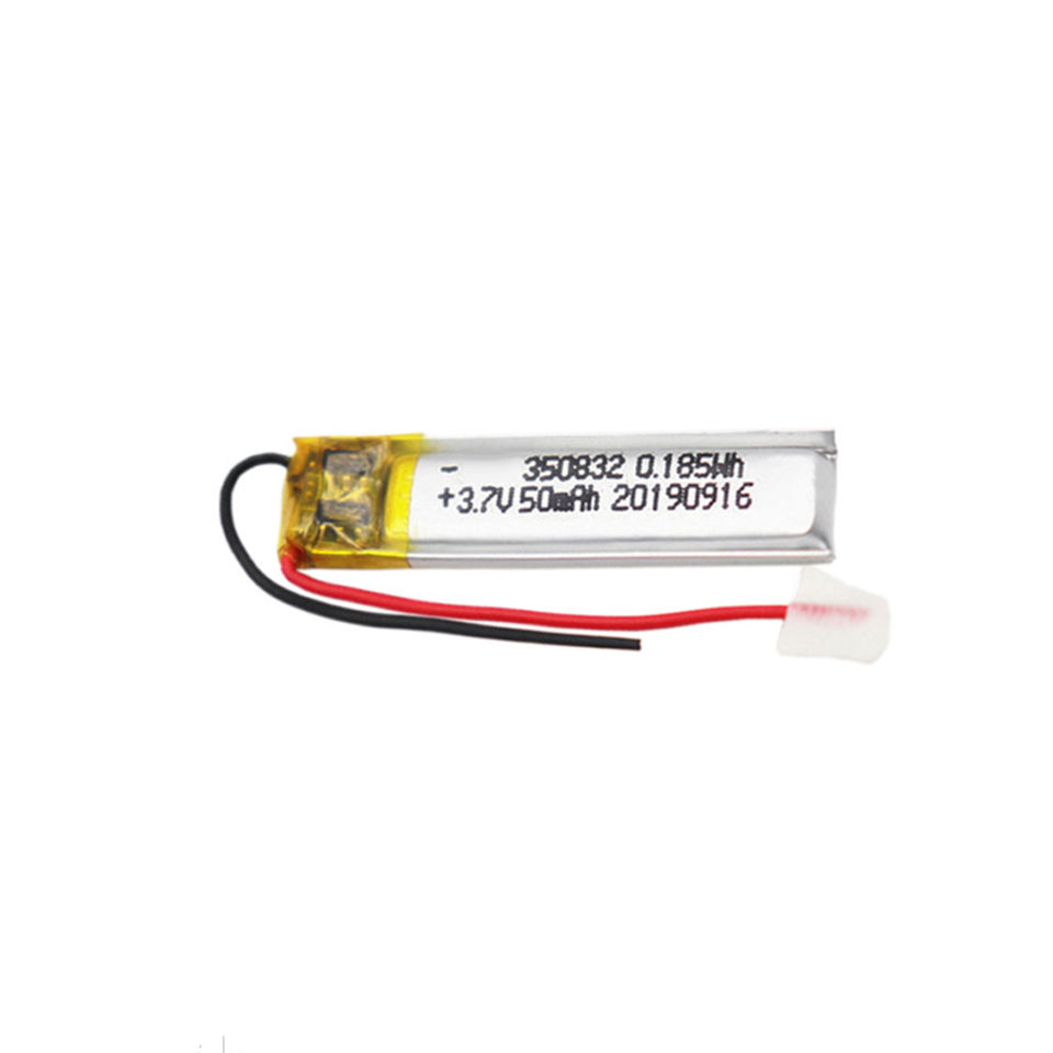 Smallest Rechargeable 3.7V 50mAh Mini Flat Rechargeable Li Polymer ...