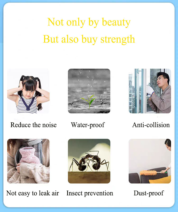 Self-adhisive H-type Door Bottom Insect Proof Wind Proof Cold and Hot ...