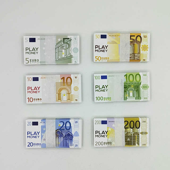 Custom Realistic Various Denominations Prop Euro Money Movie Prop Bank ...