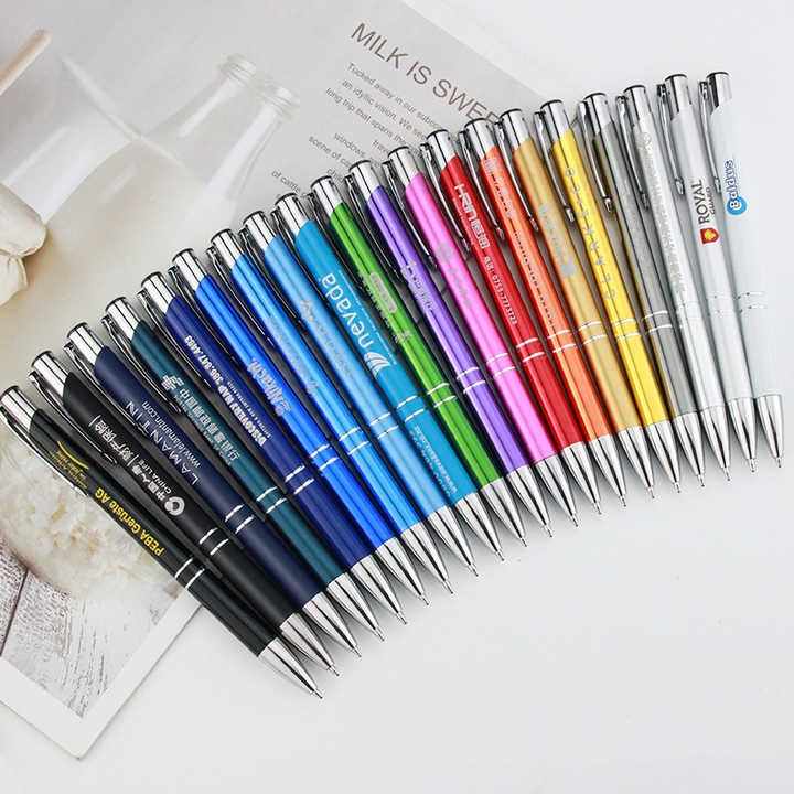 Promotional Personalized Metal Ballpoint Pens Custom Laser Engraved ...