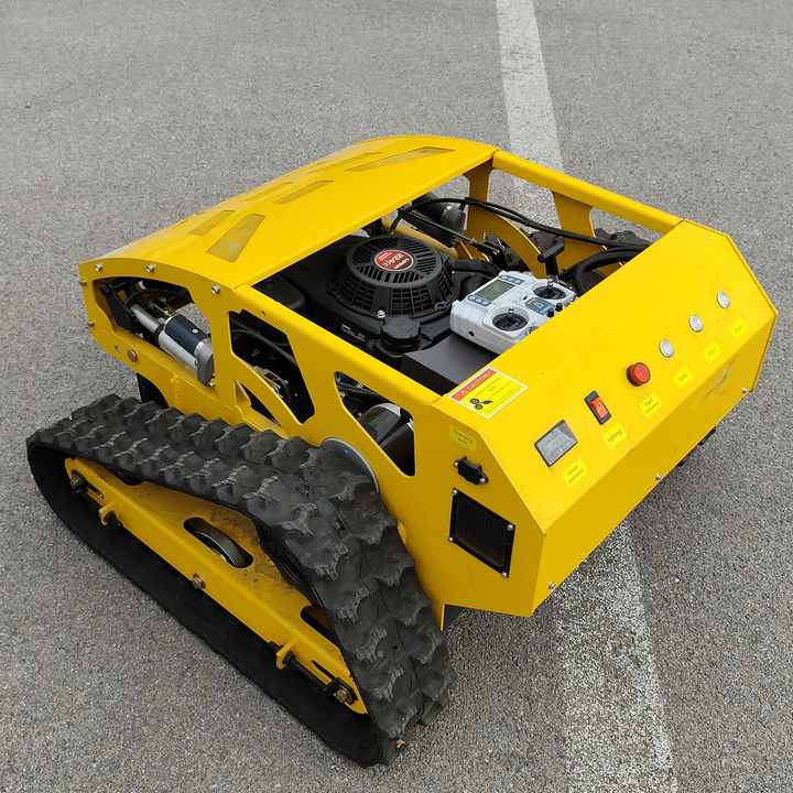 MJYL 4-Stroke Cordless Remote Control Crawler Mower Self-Propelled ...